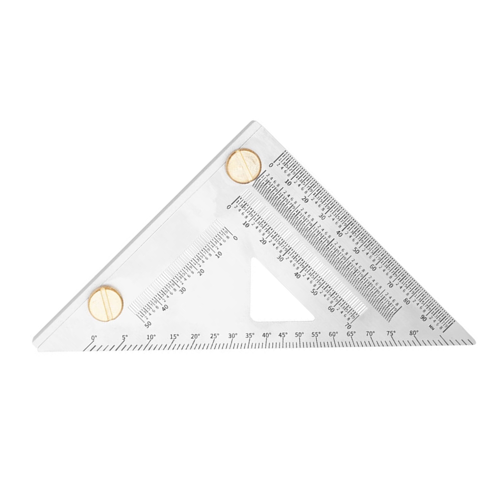Ciwanning Multifunction Steel Sqaure Ruler Constructions Worker Square ...