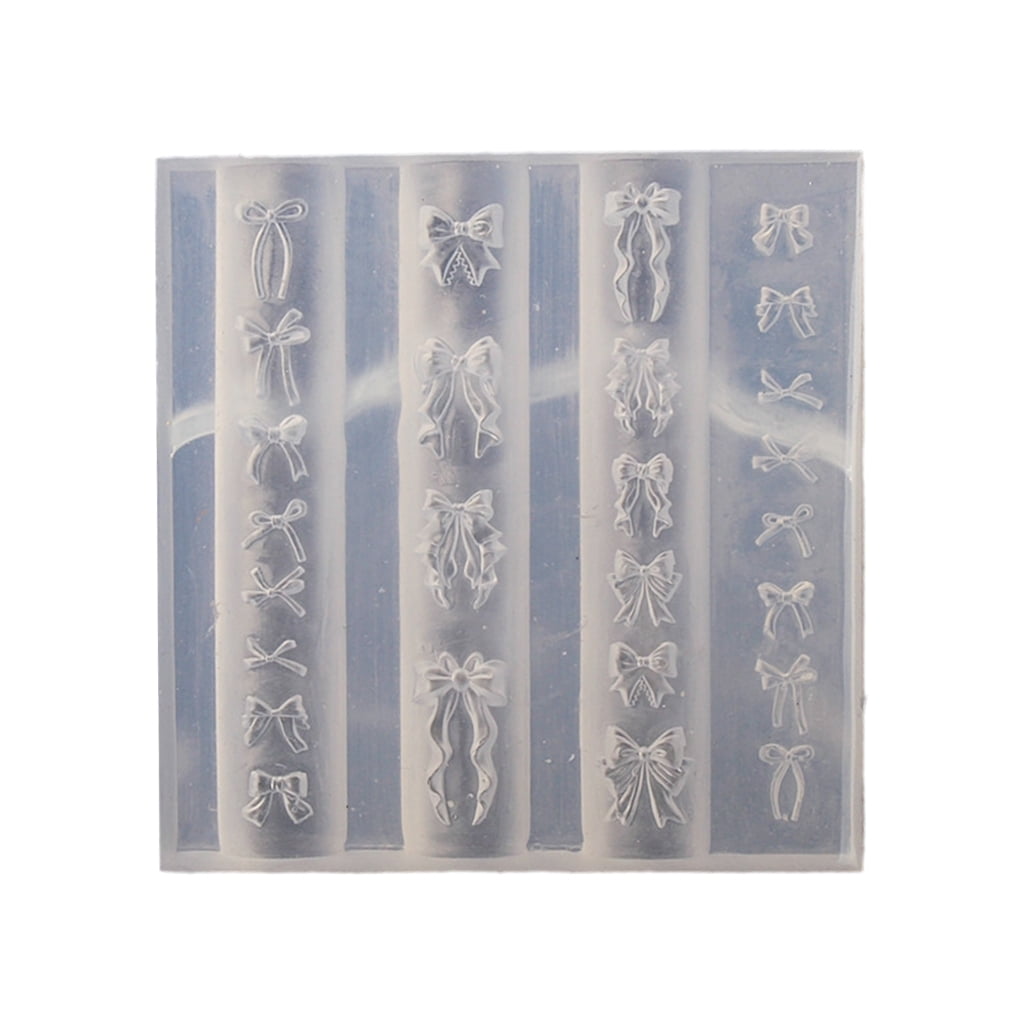 Ciwanning Multifuntional Nails Mold Nails Styling Mold Bowknot Theme ...