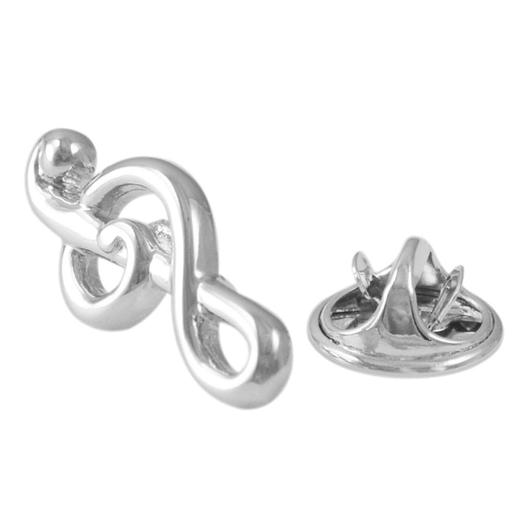 Ciwanning Music Note Lapel Pin Accessory Artistic Music Note Brooch ...