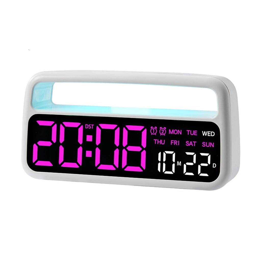 Ciwanning Night Light Digital Alarm Clock Electric Desk Clock with ...
