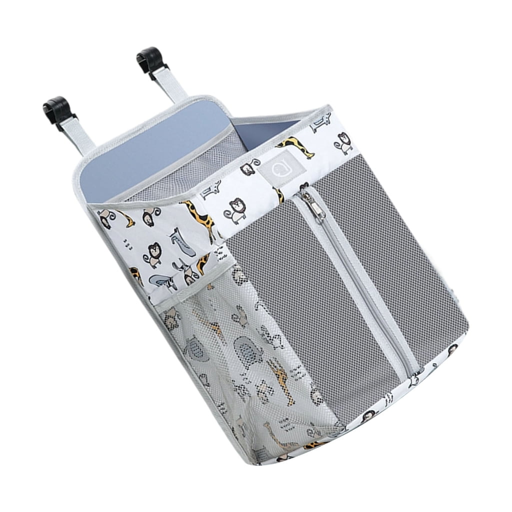 Ciwanning Nursery Storage Organizers Hanging Bag for Cribs Playard Baby ...