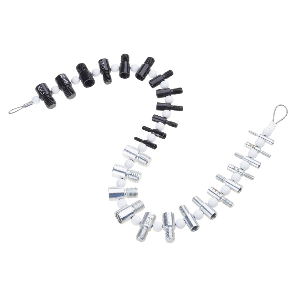 Ciwanning Nut and Bolts Thread Checker Inch & Metric 26 Male/Female ...