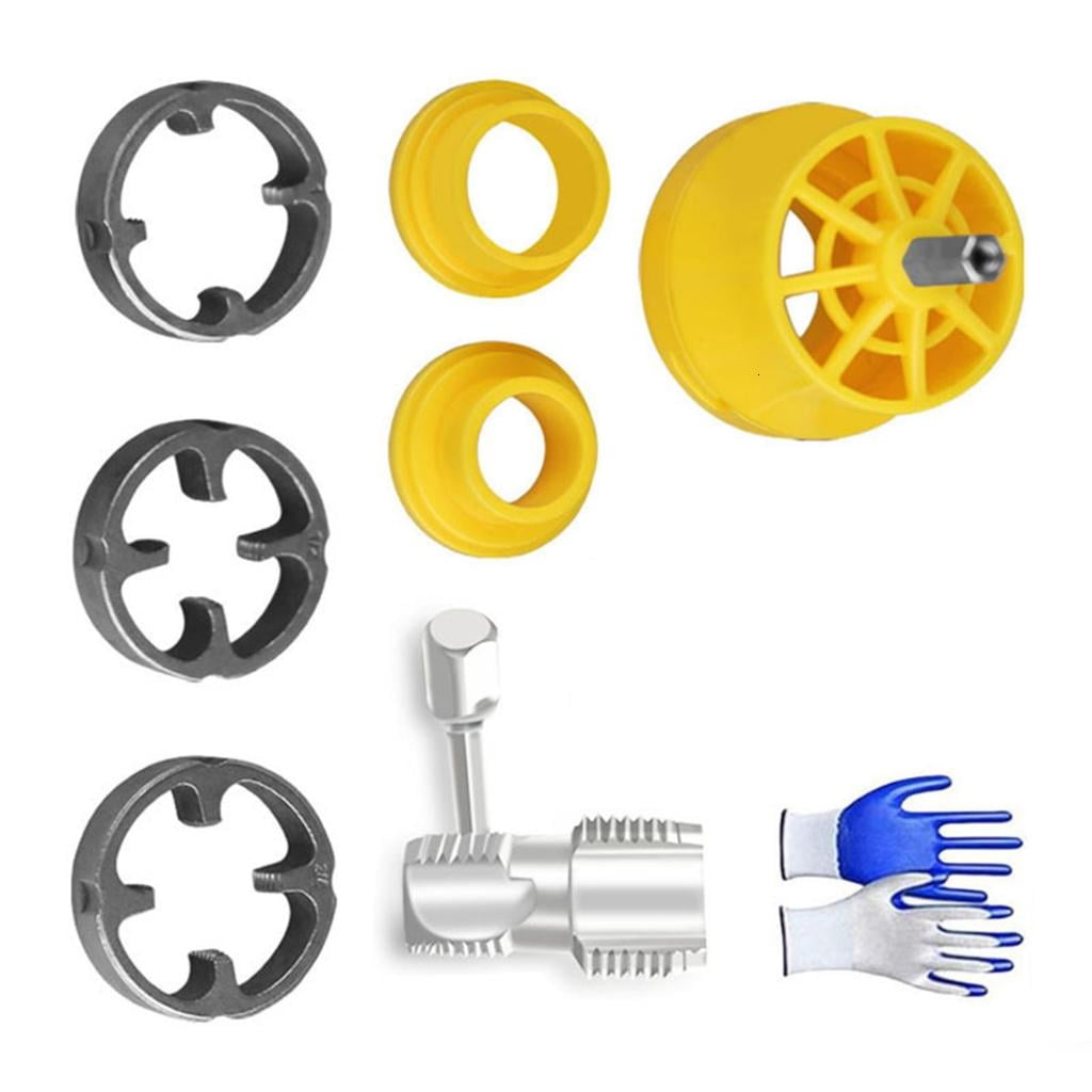 Ciwanning PVC Thread Maker Tool Pipe Threader Plumbing Tool Kit Pipe ...