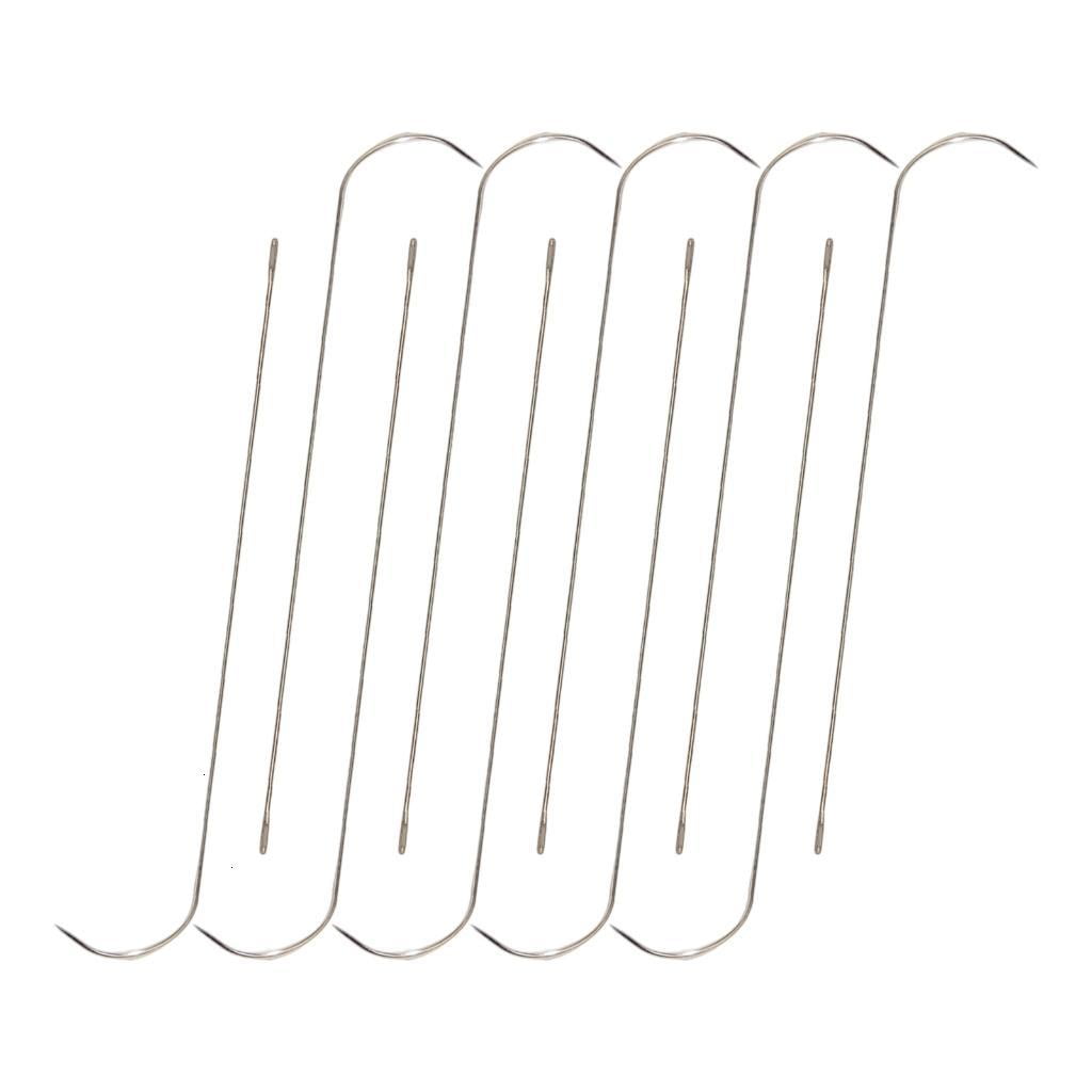Ciwanning Pack of 10 Curved Craft Needle Effortless Threading Solution ...