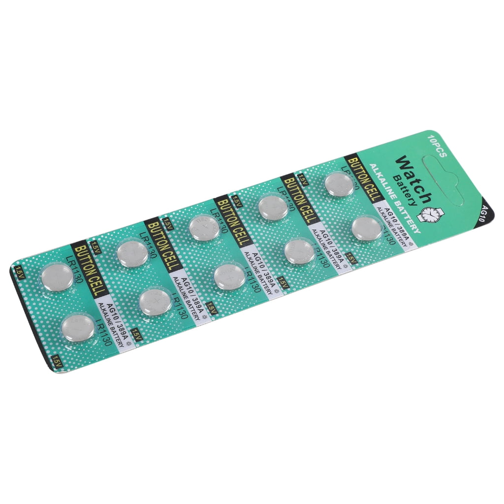 Ciwanning Pack of 10pcs High Energy LR1130 Button Cell Batteries 1.5V ...