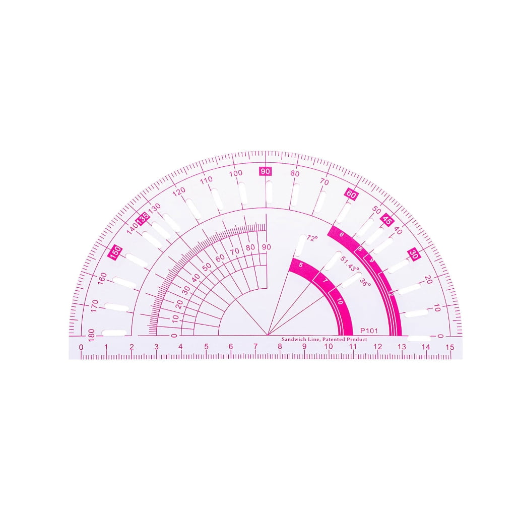 Ciwanning Patchwork Ruler Easy to Read Sewing Ruler Multifunctional ...