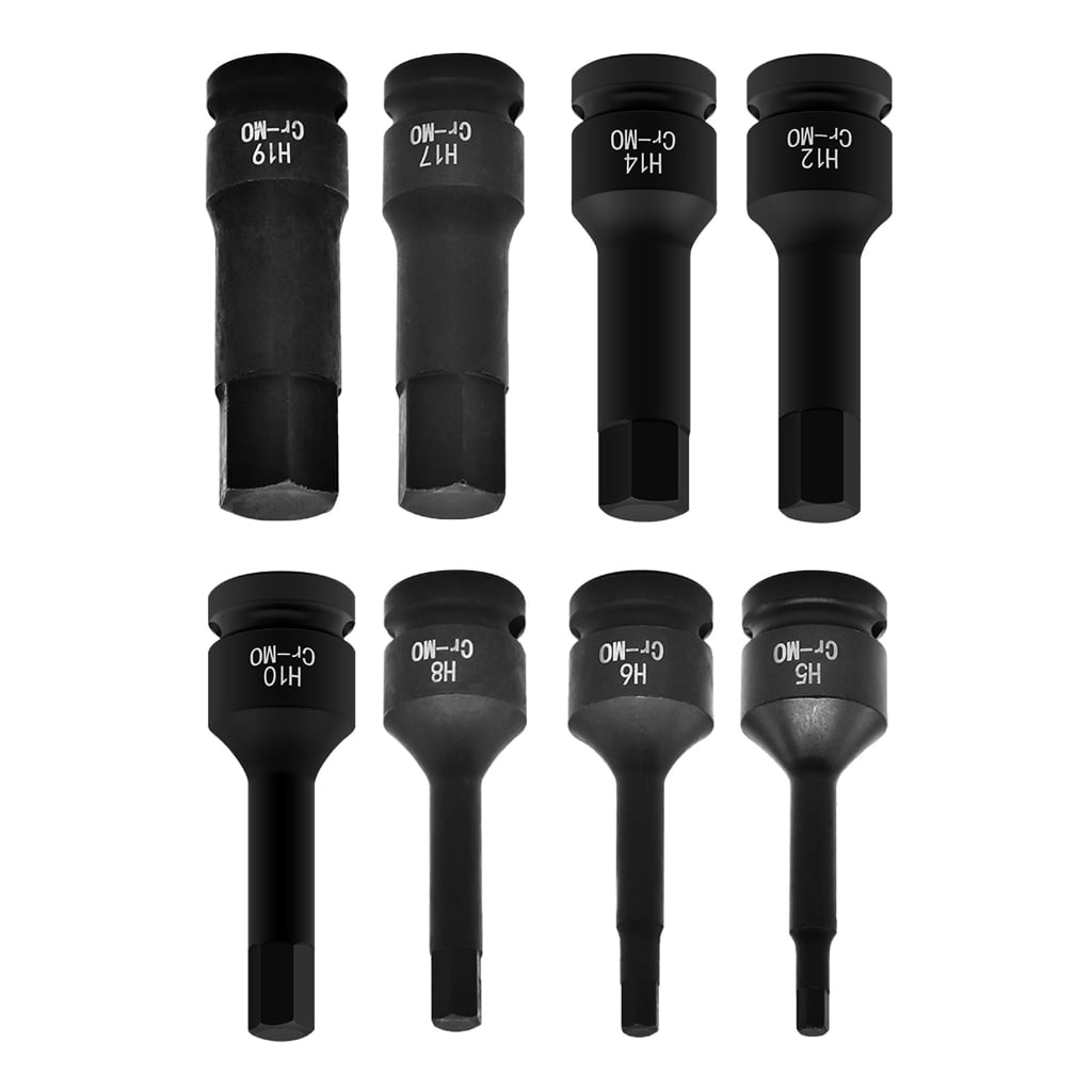 Ciwanning Pneumatics Hexagonal Socket Set with Multiple Size Impacts ...