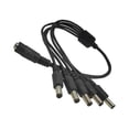Ciwanning Power Splitter Cable Female Male Extend Power Cord ...