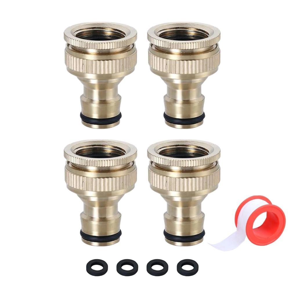 Ciwanning Practical Garden Tap Adapters 3/4Inch Thread Stainless Steel ...