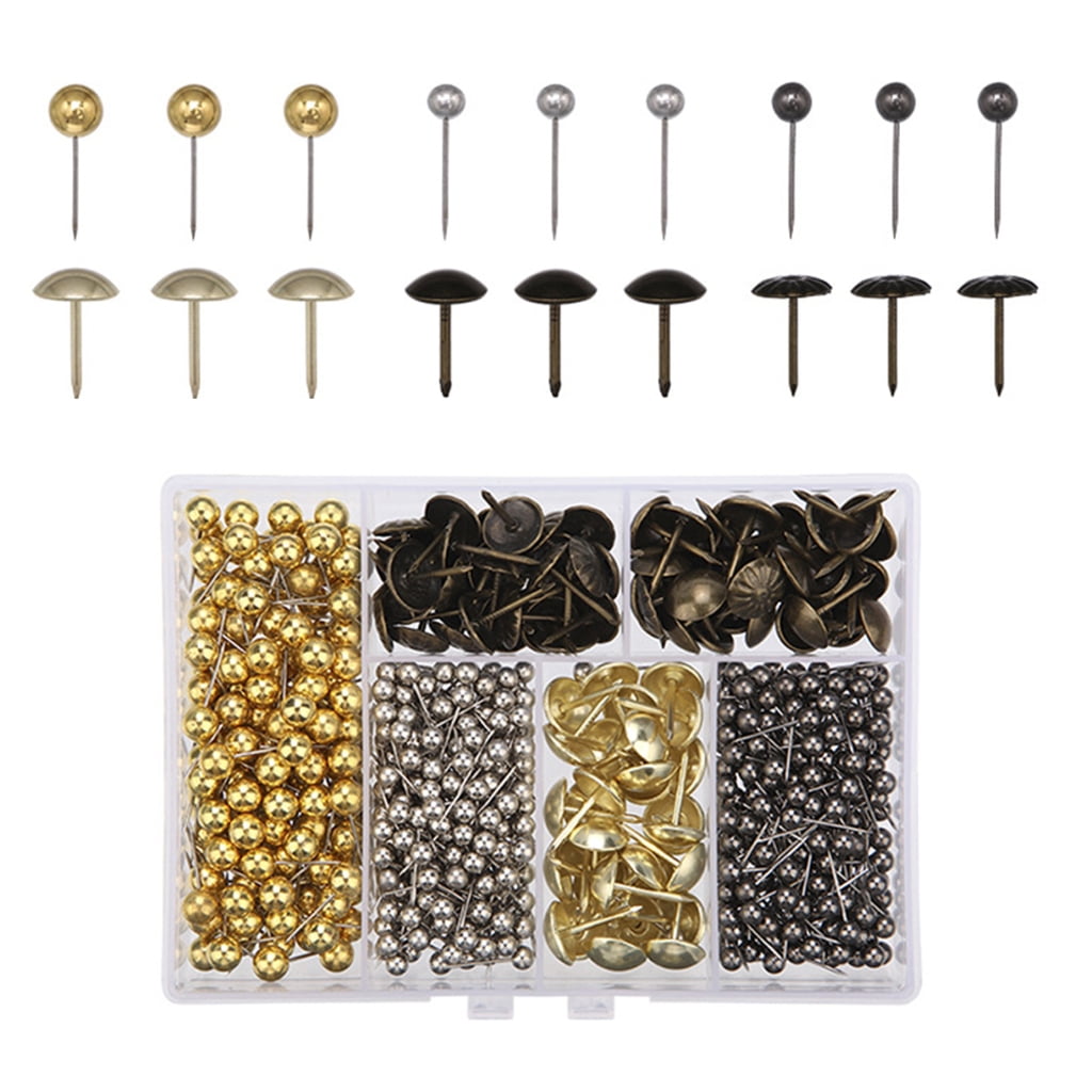 Ciwanning Practical Map Push Pins Map Tacks Push Pins Round Head Tacks ...