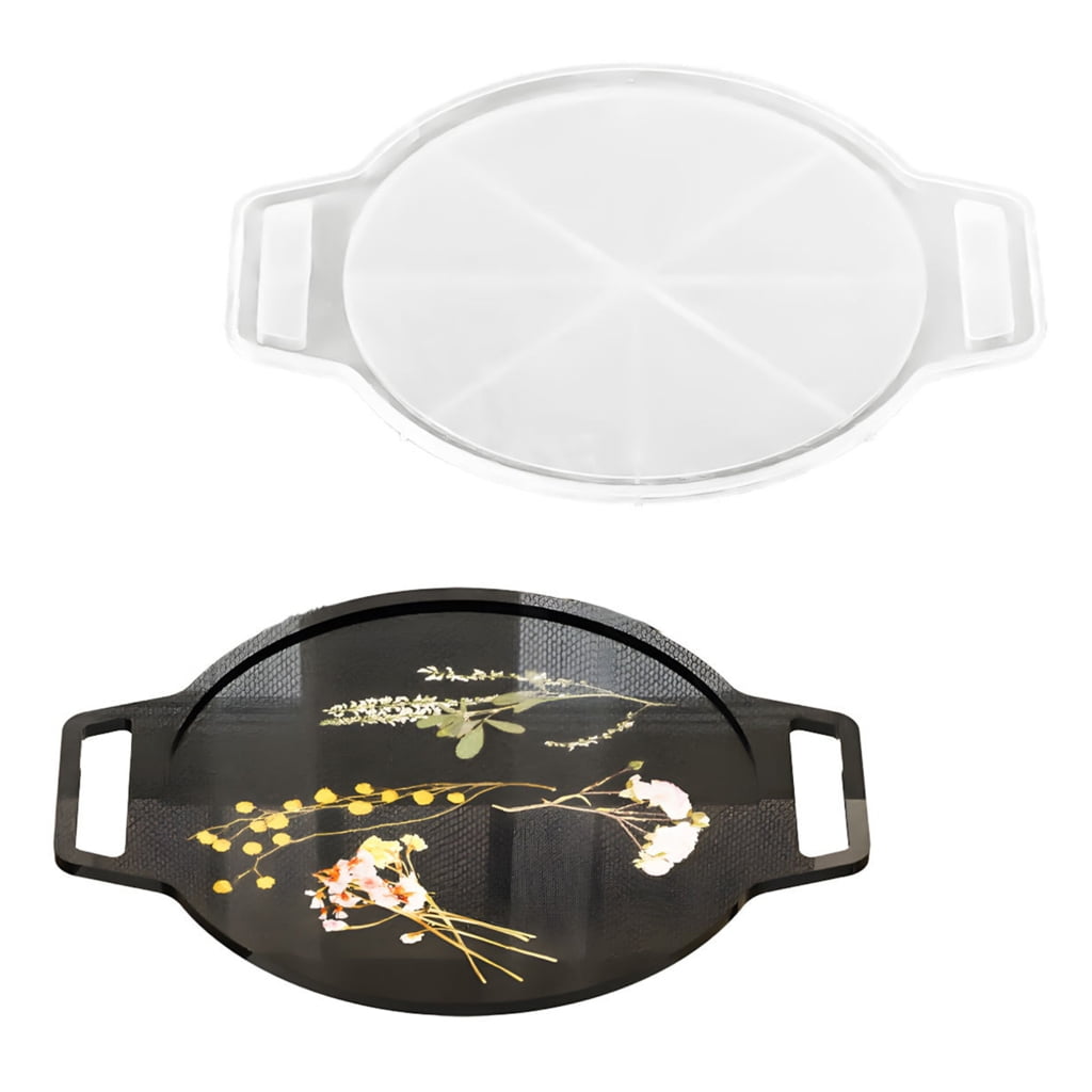Ciwanning Premium Oval or Octagonal Shaped Silicone Tray Template Candy ...