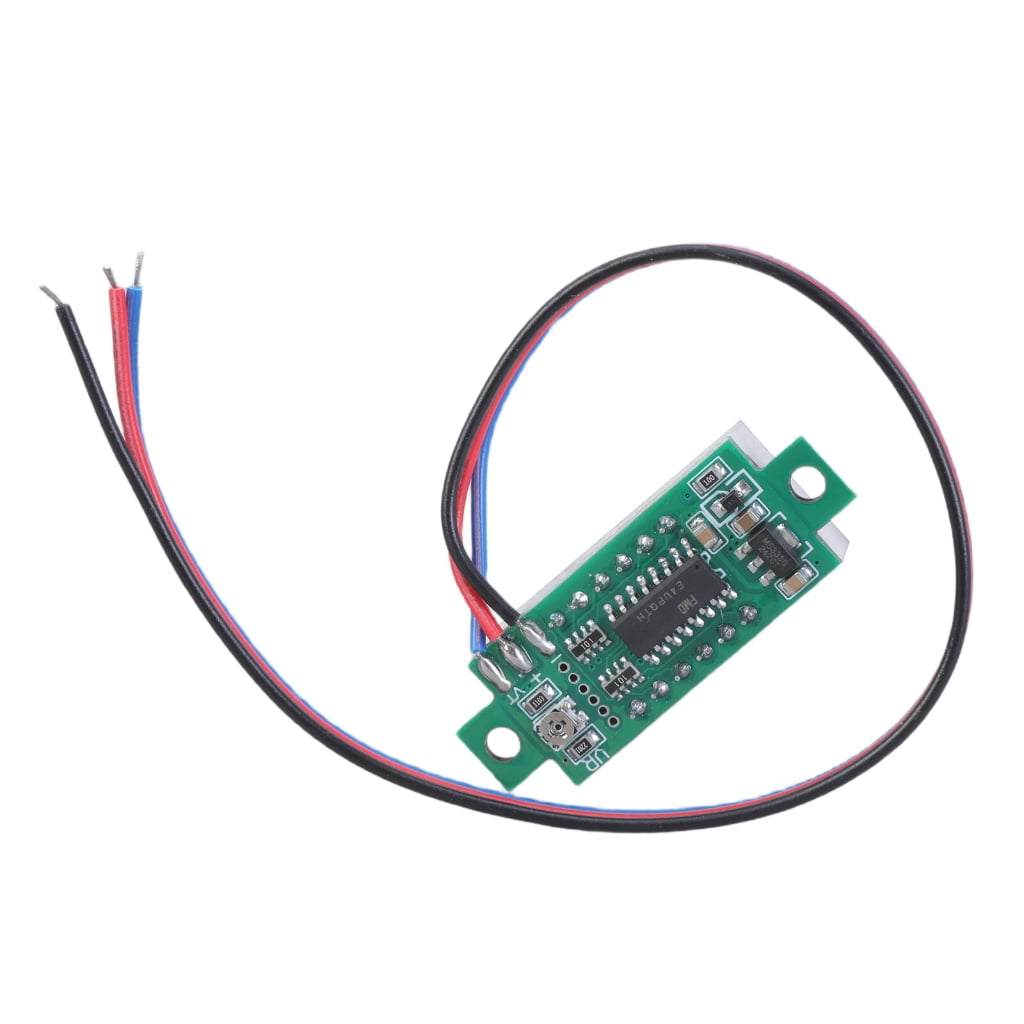 Ciwanning Professional LED Voltages Tester Panel Meter 4Digit Display ...