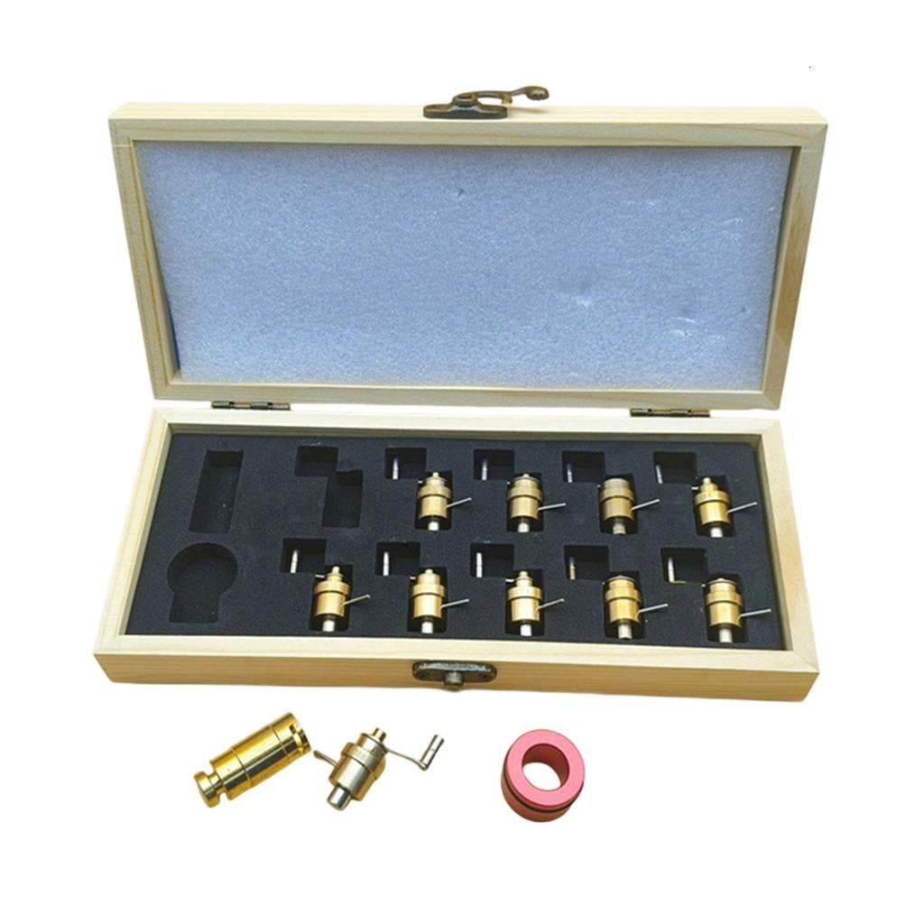 Ciwanning Professional Metal Watch Repair Tool Set Mainspring Winder ...