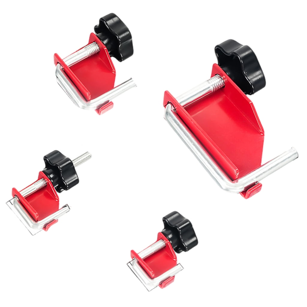 Ciwanning Professional Pipe Metal Fasteners Clamp Set of 4 Steel ...
