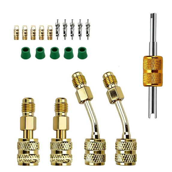 Ciwanning Professional R410A Charging Vacuum Port Adapter Metal For ...