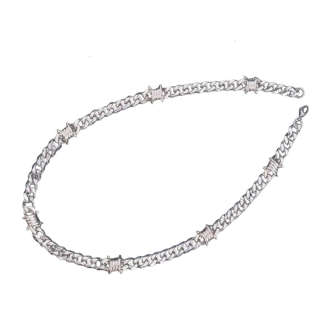 Ciwanning Punk Style Stainless Steel Necklace Bracelet Jewelry With ...