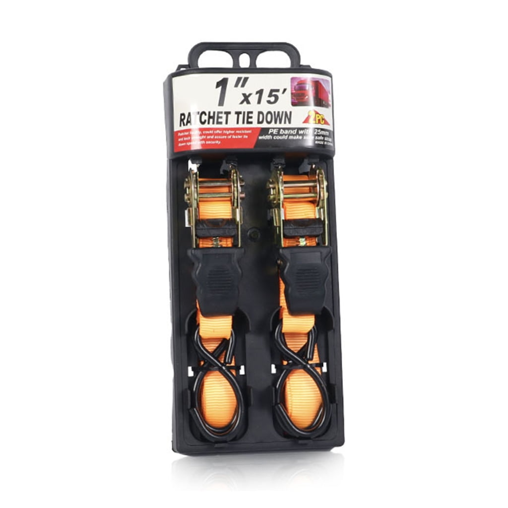 Ciwanning Ratchets Straps Cargo Ties Down With Strong Polyester ...