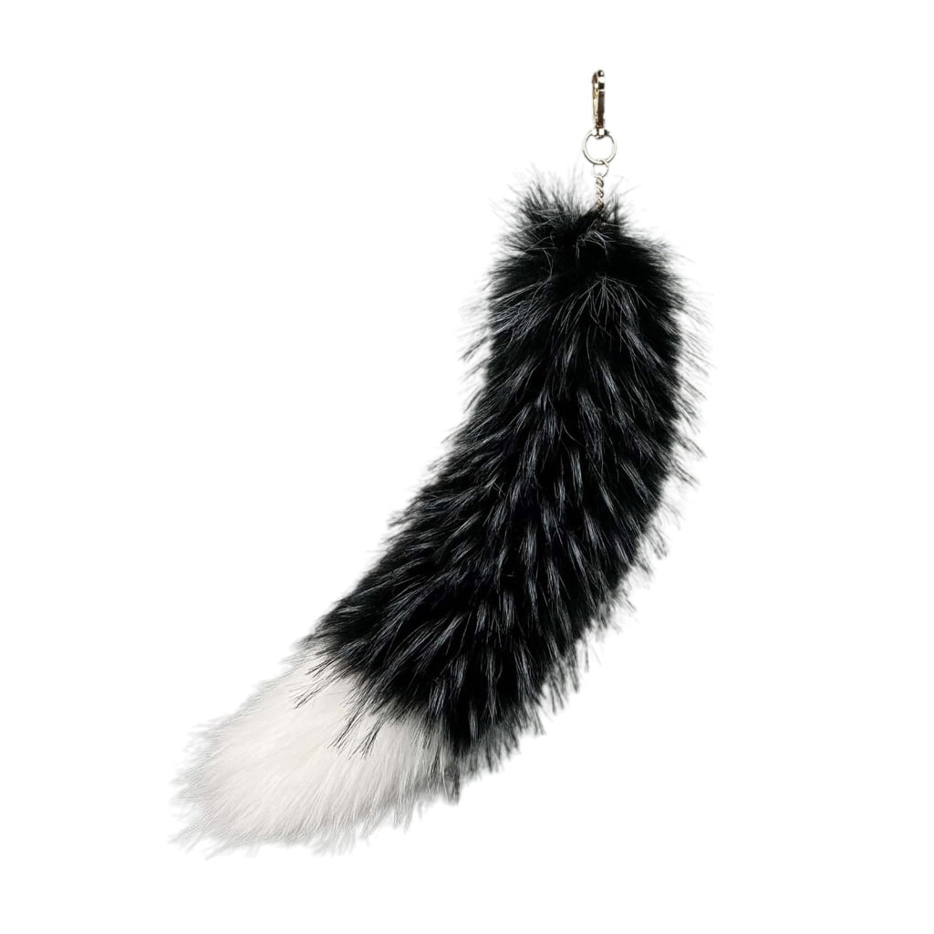 Ciwanning Realistic Faux Animal Tail Keychain Bag Adornment Cosplay ...