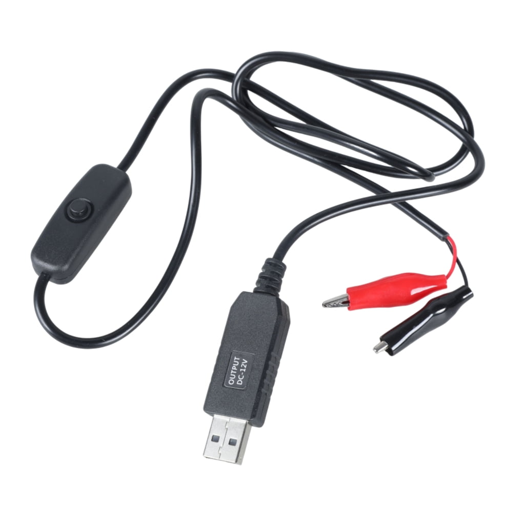 Ciwanning Reliability USB Male to Alligators Clip Cable for Powering ...