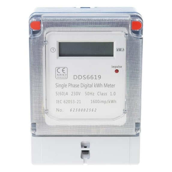 Ciwanning Residential Wall Mounted Electric Meter Digital kWh Meter For ...