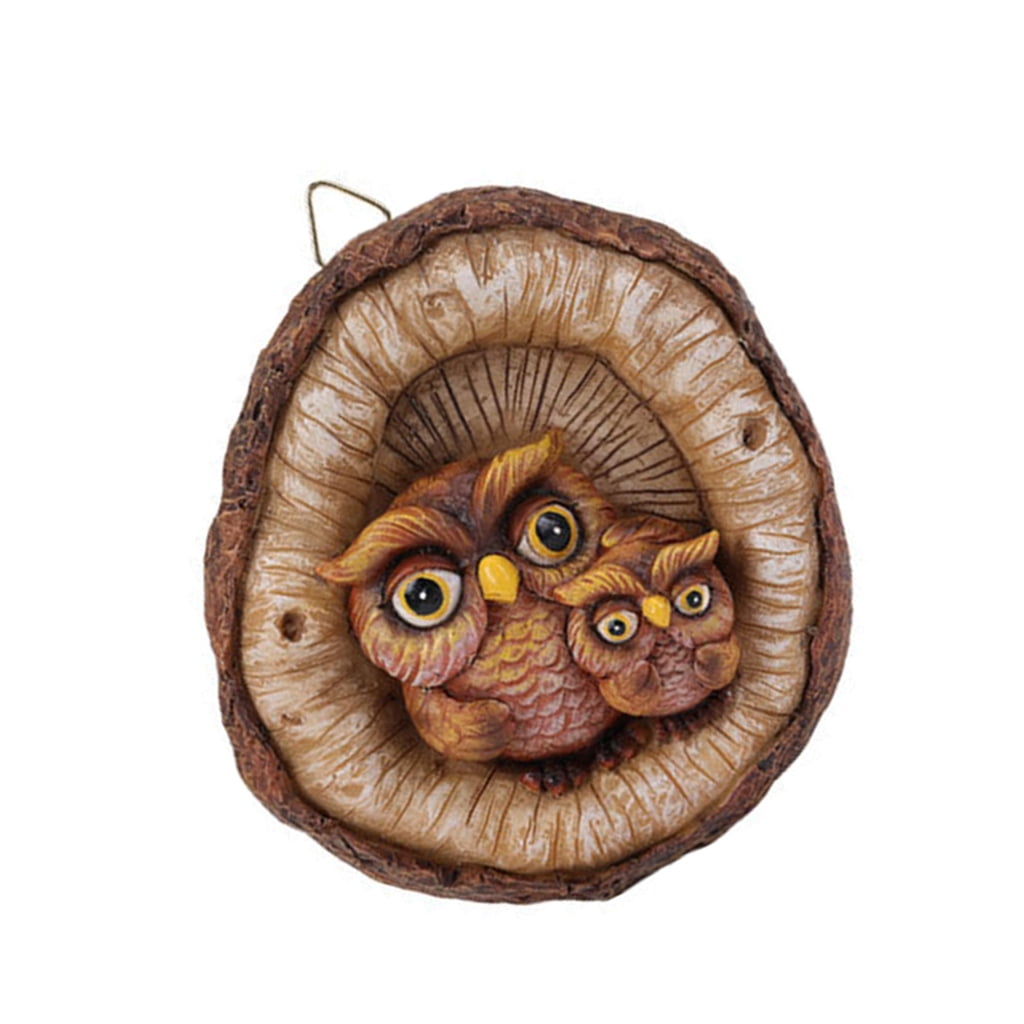 Ciwanning Resin Gnomes Tree Faces Hanging Outdoor Decoration For Yard ...