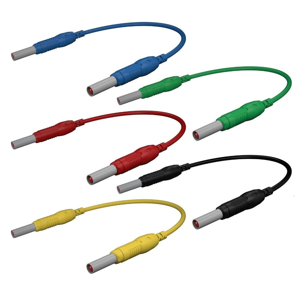 Ciwanning Retractable 4mm Banana Plug for Multimeter Banana to Banana ...