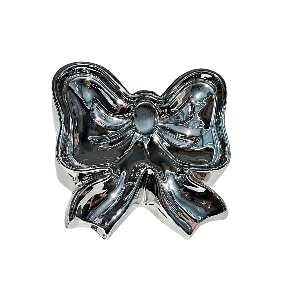 Ciwanning Ribbon Embellished Ceramic Soap Dishes Bathroom Decorations ...