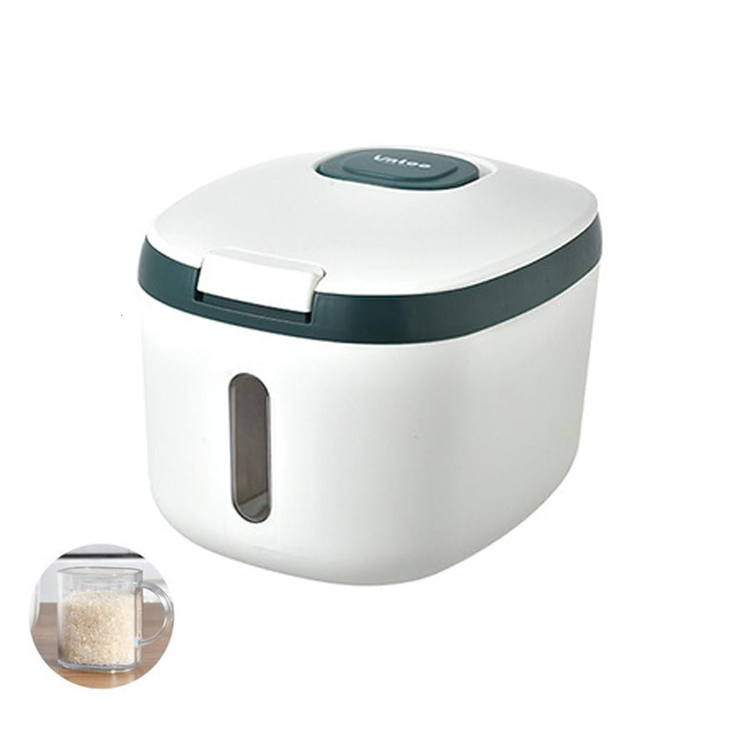 Ciwanning Rice Dispenser Container Cereal Storage Box Kitchen Grain ...