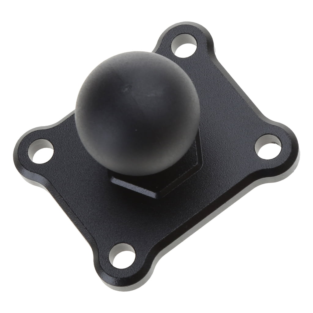 Ciwanning Rubber Ball Mount Aluminum Motorcycle Square Mounting Base ...