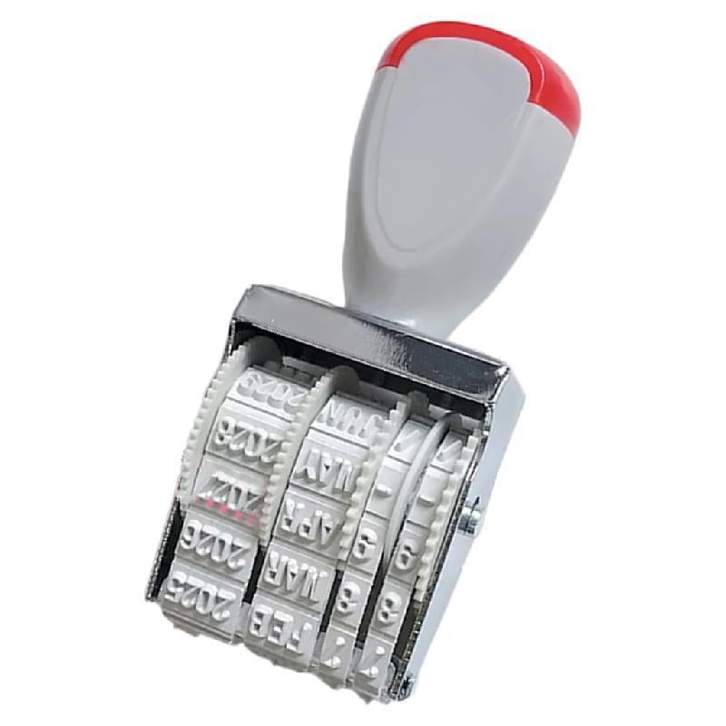 Ciwanning Rubber Date Stamp Rubber Stamp Line Dater Office Stamp Rotating Stamp for Scrapbooking ...