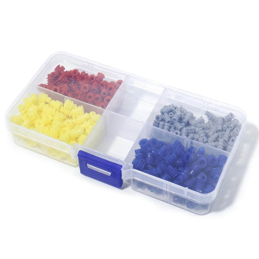 Ciwanning 400pcs Silicone Rubber Cable Sealing Wire Sealing for Secure ...