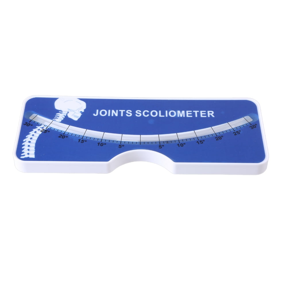 Ciwanning Scoliometer, Easy to Use Scoliosis Meter ABS Housing 0 to 30 ...