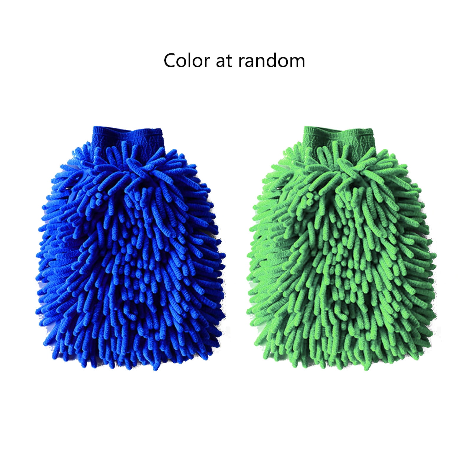 Ciwanning Scratch Microfiber Chenille Quick Automotive Wash Mitt Brush ...