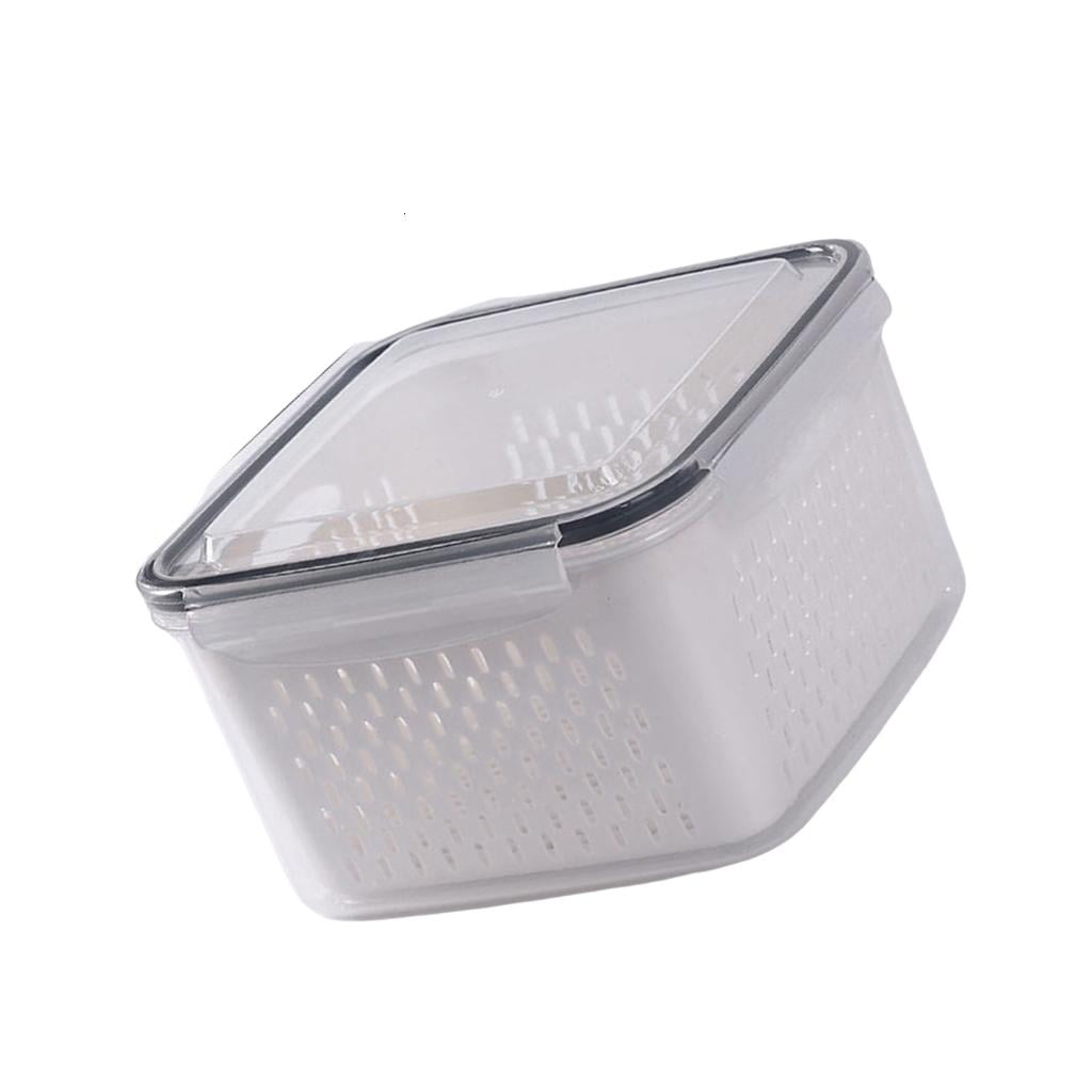 Ciwanning Sealed Storage Containers for Refrigerator Efficient Double ...