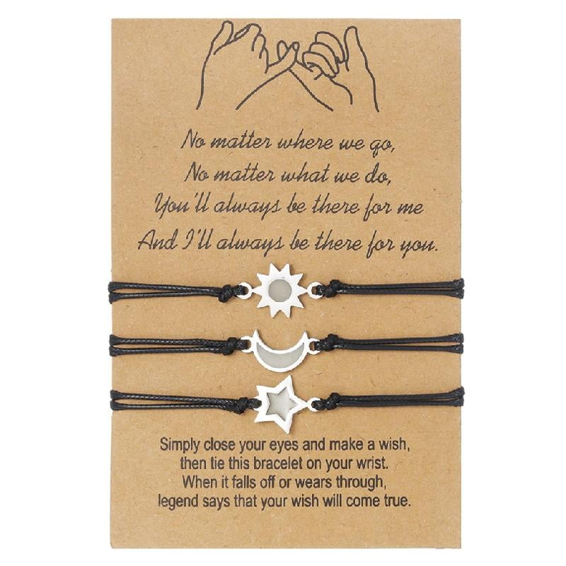 Ciwanning Set Of 3 Sturdy Friendship Bracelets Friendship Bracelets ...