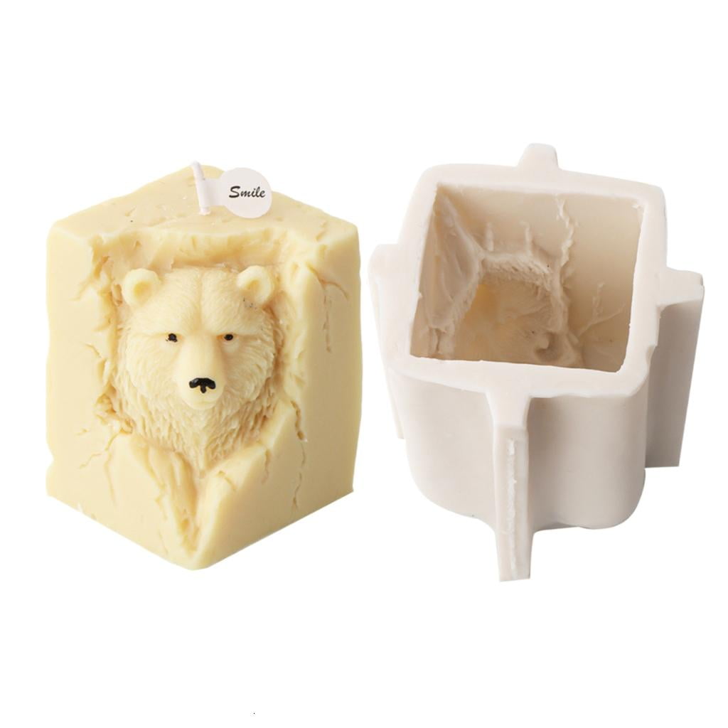 Ciwanning Silicone Mold Cute 3D Animal Candle Aromatherapy Plaster ...