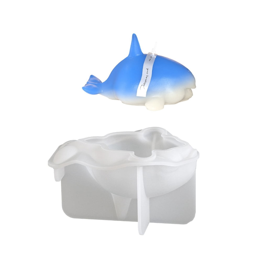 Ciwanning Silicone Ornament Molds Whale Shape Crafting Moulds Silicone ...