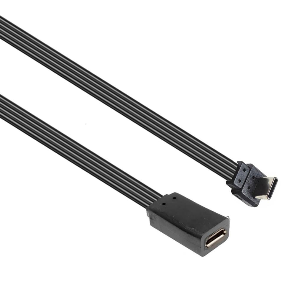 Ciwanning Silicone Small USB Female To Type C Male Charges Cable 90 ...