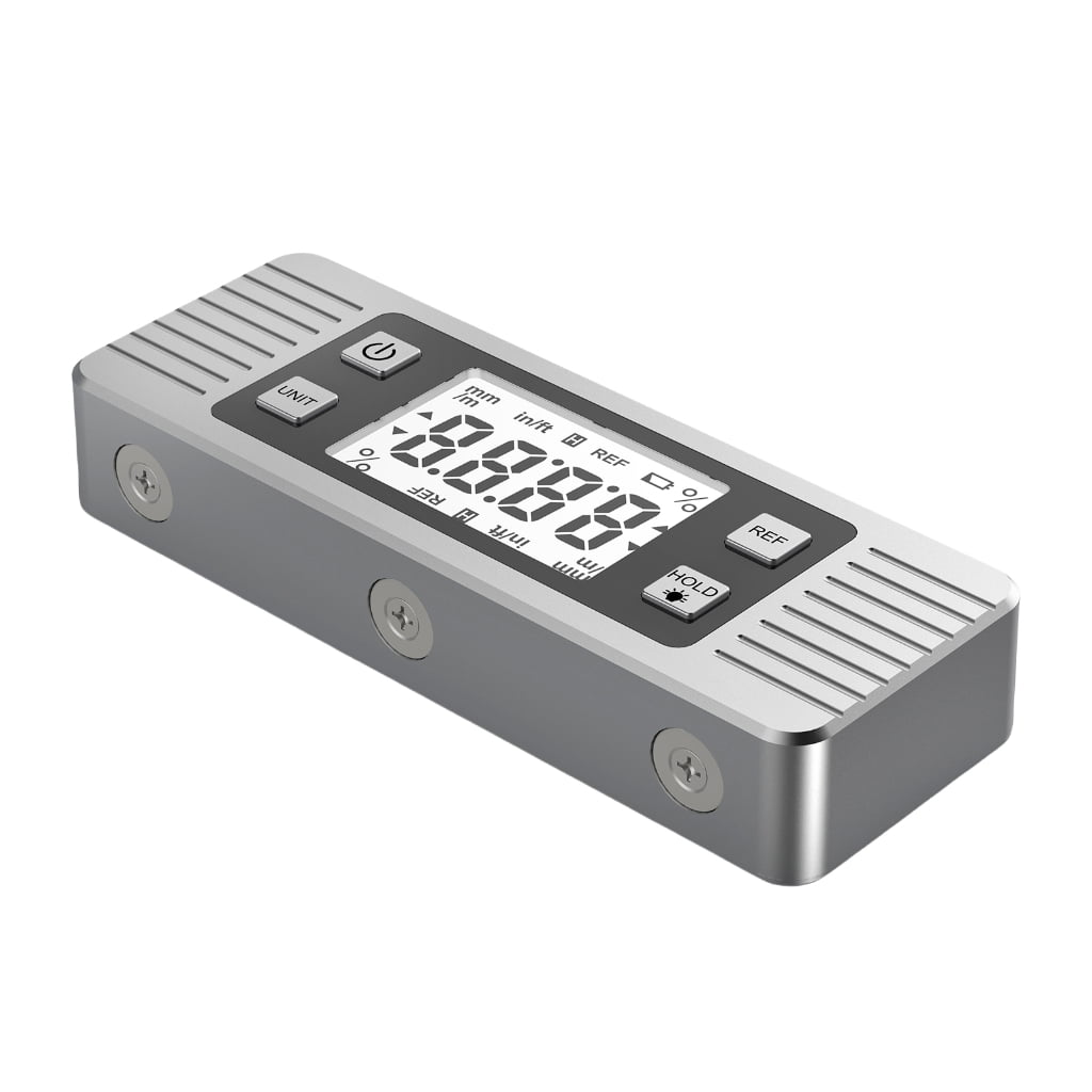 Ciwanning Small Digital Leveling angles finders Protractor with Relative/Absolute Measurement ...