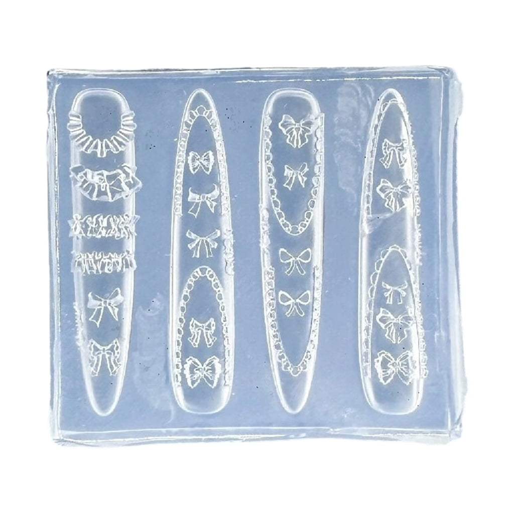 Ciwanning Soft Silicone Craft Molds For Nails Art Featuring Delicate ...