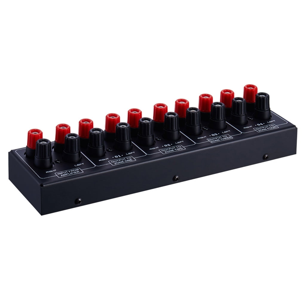 Ciwanning Sound Splitter Panel with 4 Outputs Single Input Source ...