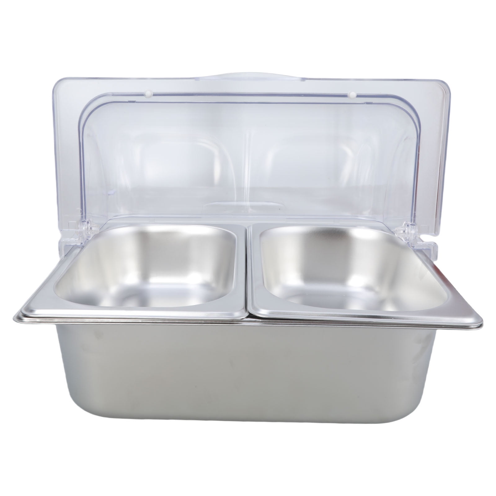 Commercial Grade Stainless Steel Buffet Presentation Tray with Dividers ...
