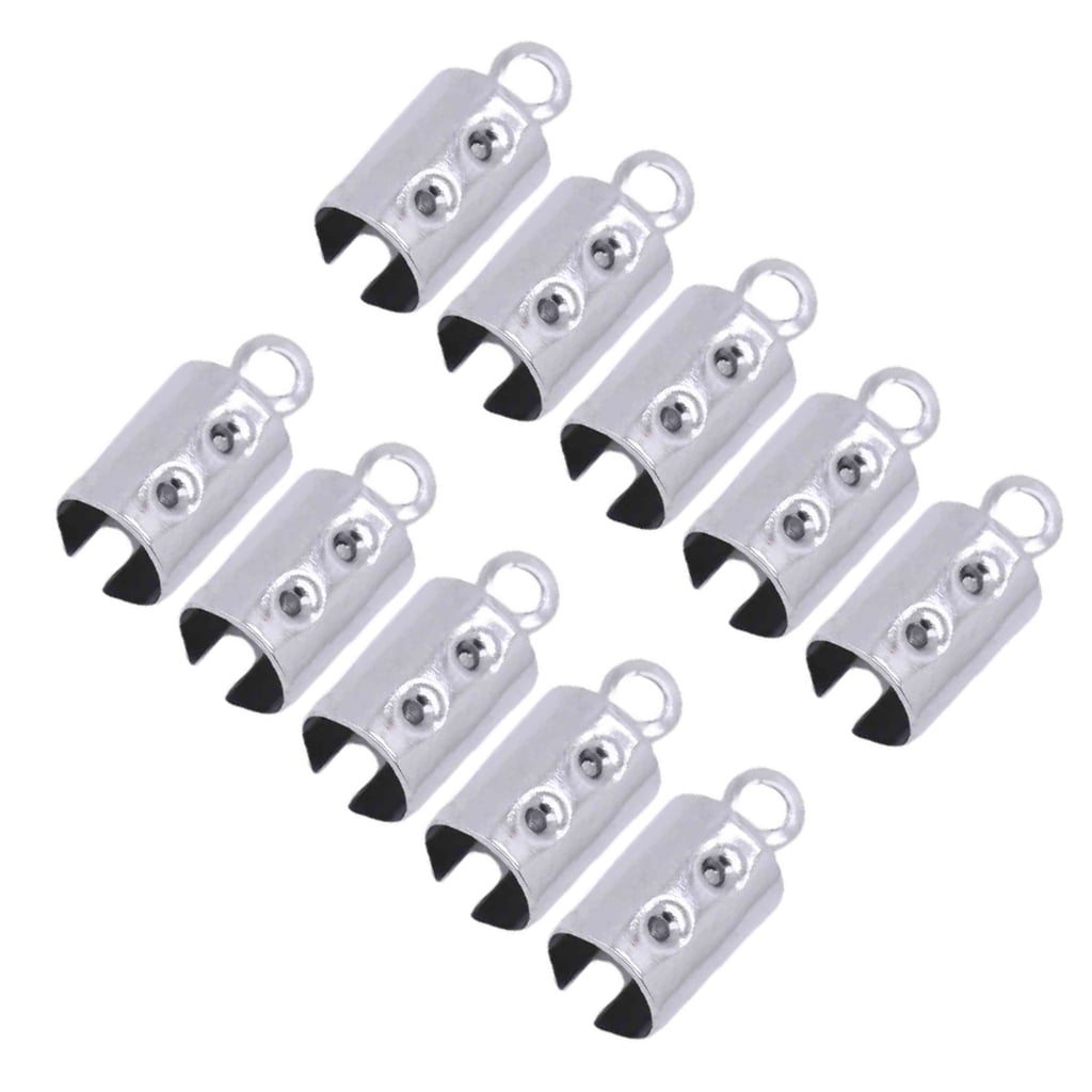 Ciwanning Stainless Steel Fastener For Necklace Bracelet Leather Cord ...