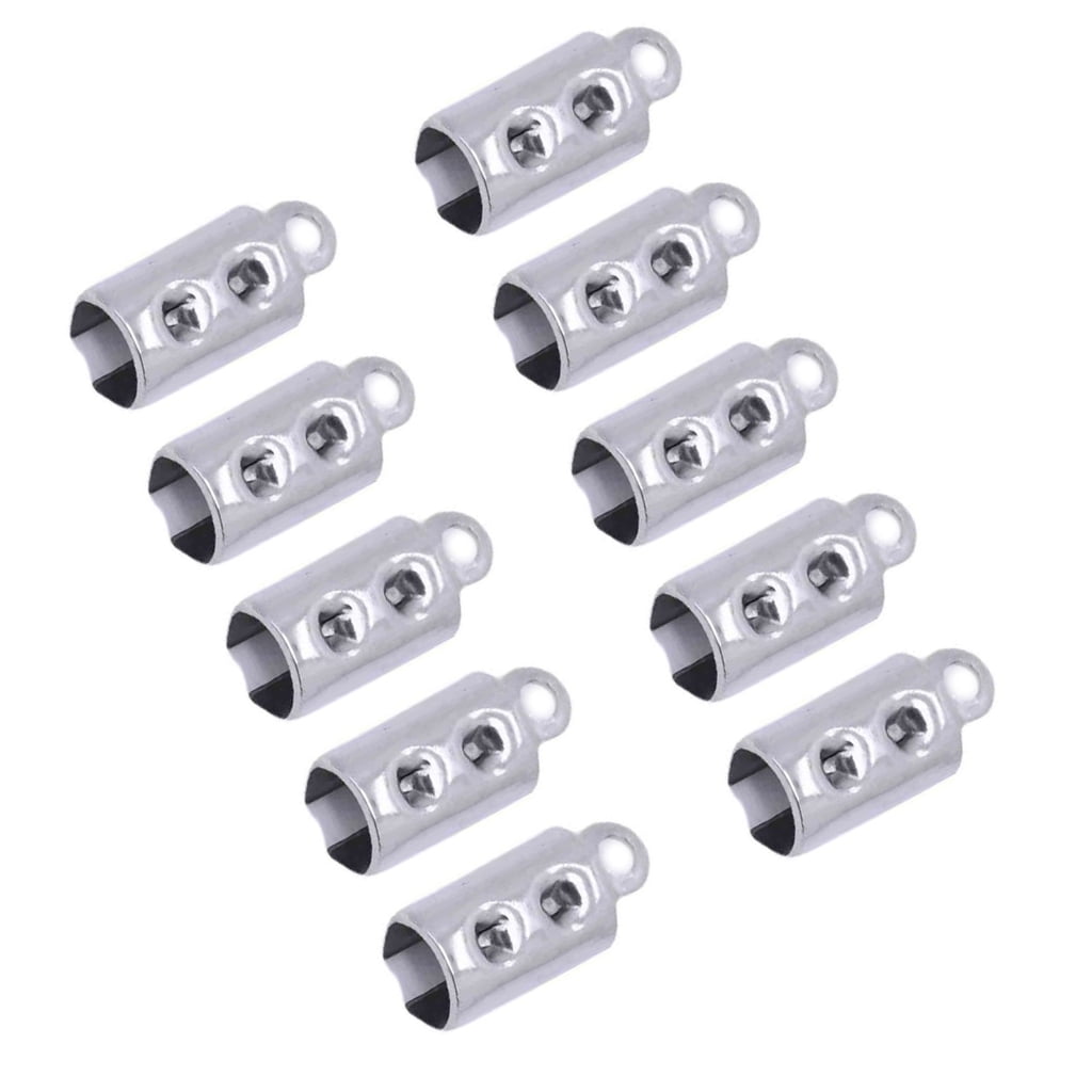 Ciwanning Stainless Steel Fastener For Necklace Bracelet Leather Cord ...