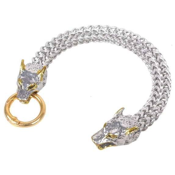 Ciwanning Stainless Steel Wolf Head Bracelet Wrist Adornment Designed ...