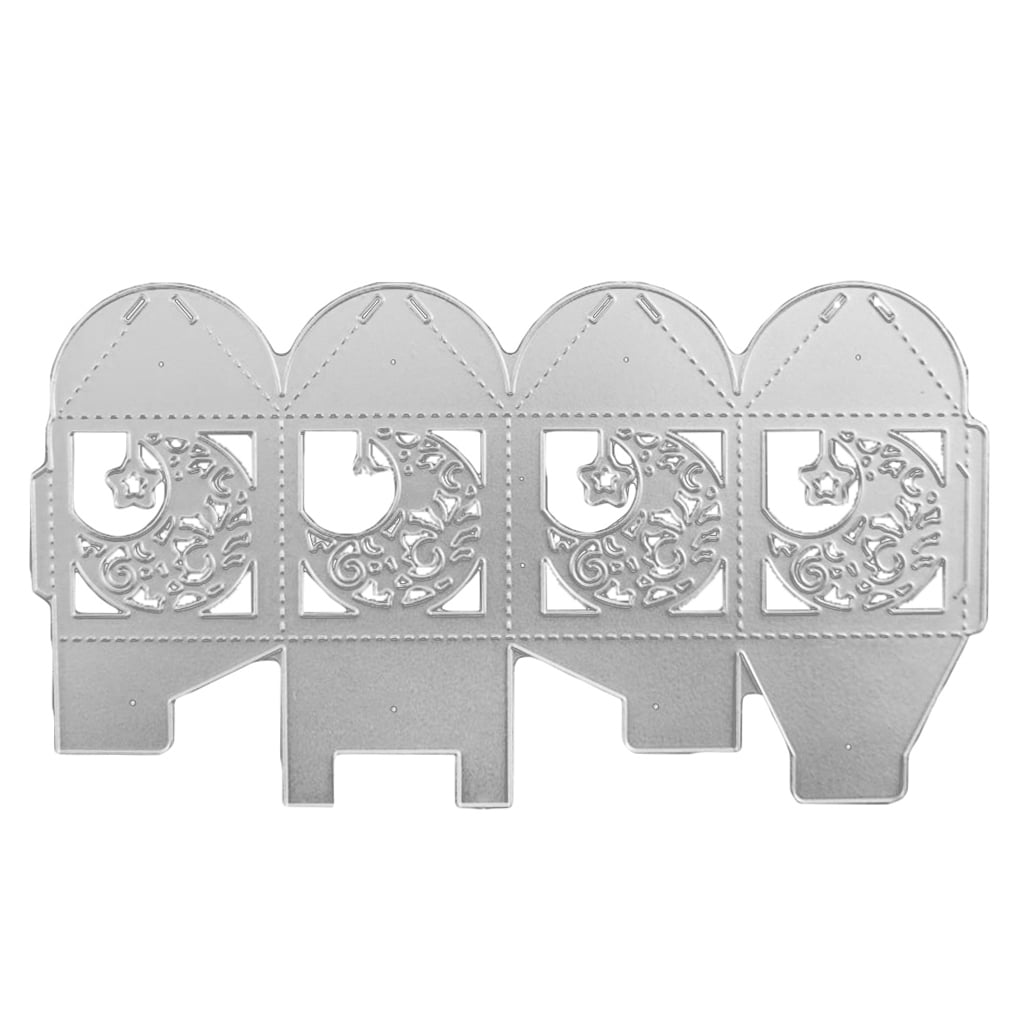 Ciwanning Star Moon Box Metal Cutting Dies Stencil Scrapbooking Album ...