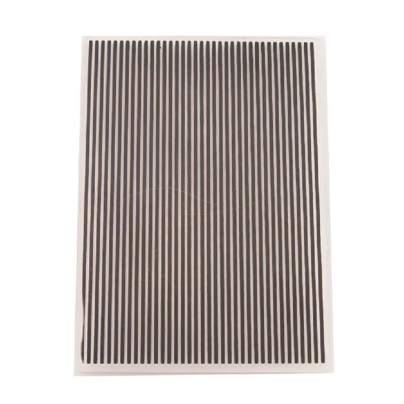 Ciwanning Stripe Embossing Folder Craft Template Mold Scrapbook Paper ...