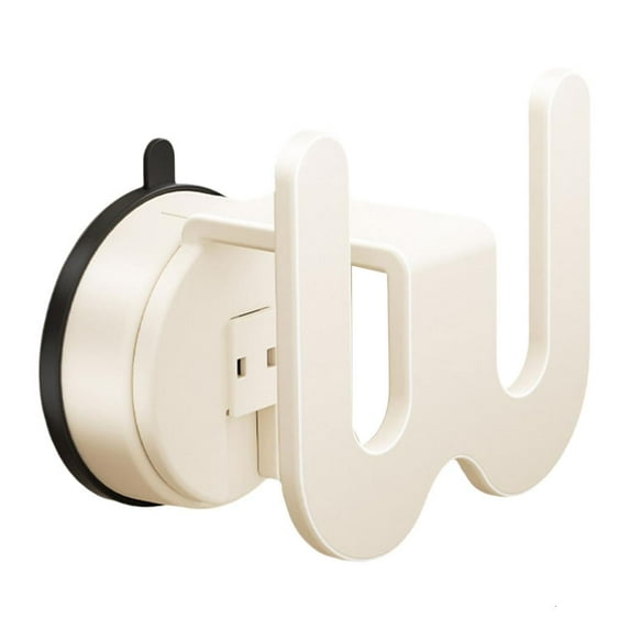 Ciwanning Sturdy Suction Cup Slipper Storage Rack Wall Mounted Bathroom ...
