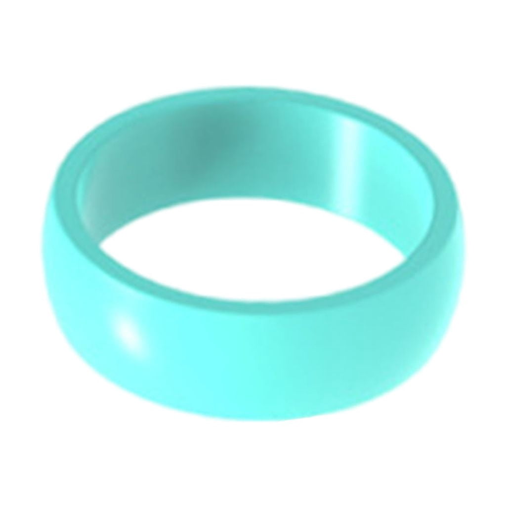 Ciwanning Stylish Multi Color Silicone Rings Lightweight Jewelry ...