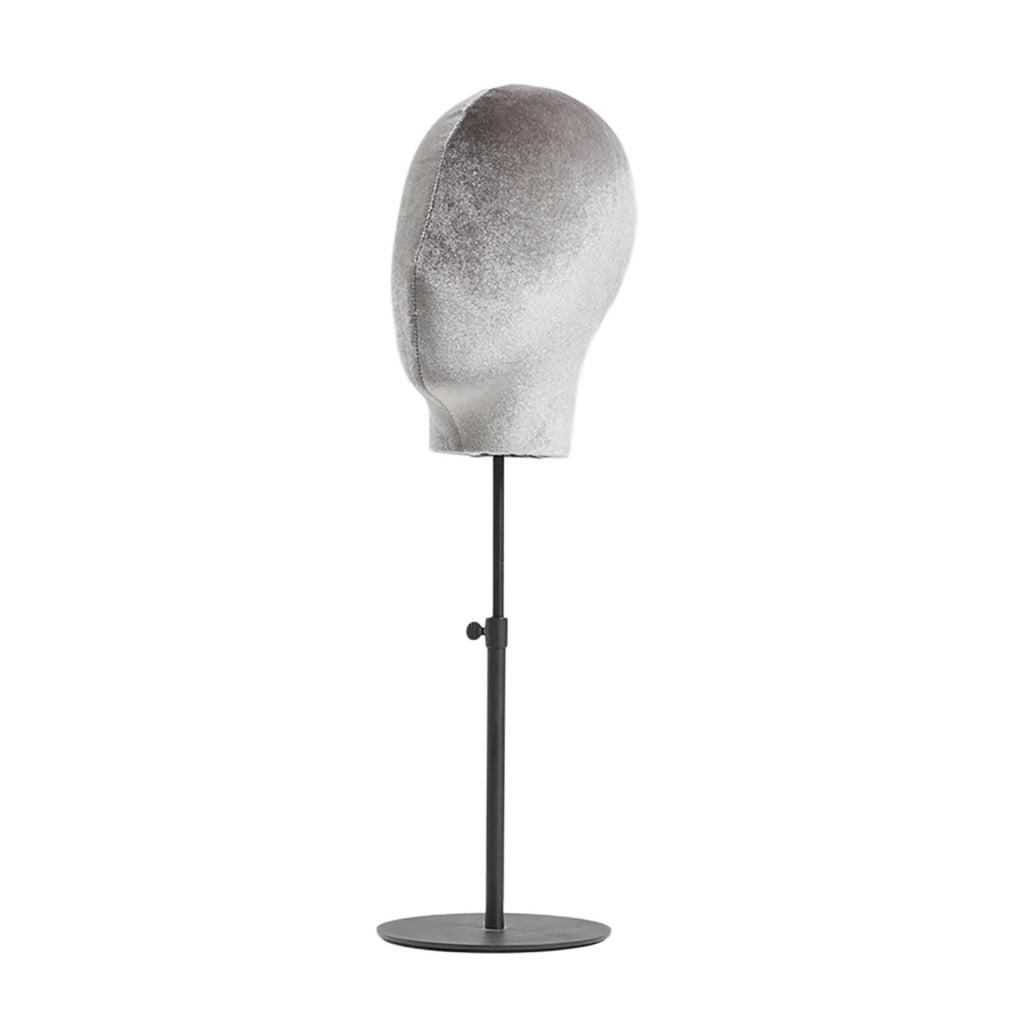 Ciwanning Stylish Velvets Manikin Head Block Wigs and Hat Display Stand ...